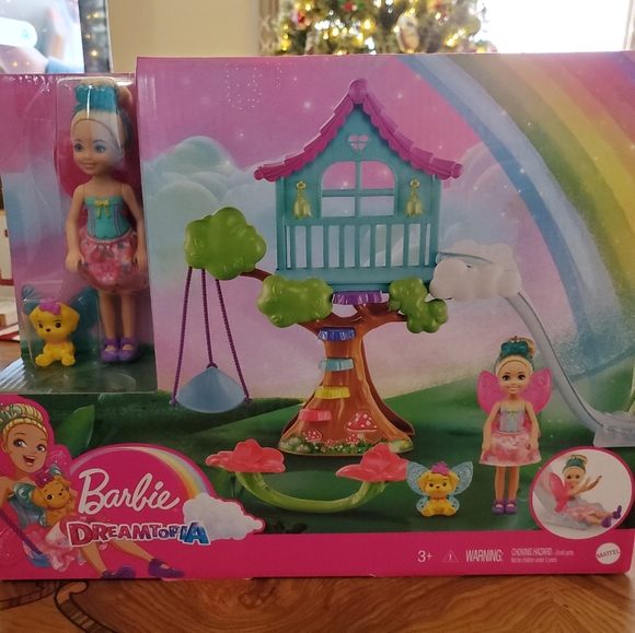 Mattel | Toys | New Barbie Dreamtopia Chelseas Tree Playhouse Set ...